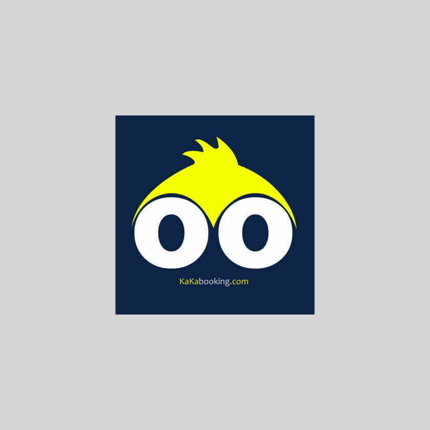 Kaka Booking Logo - Pixel Dot Creative Studio