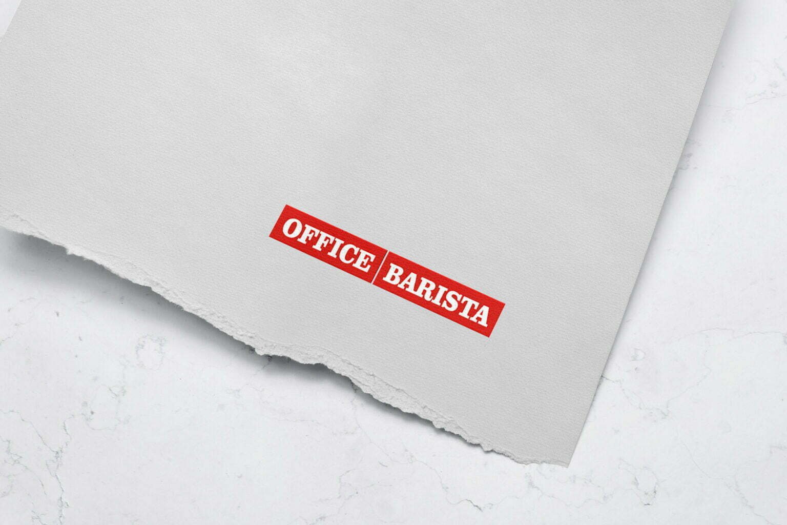 Office Barista Logo - Pixel Dot Creative Studio