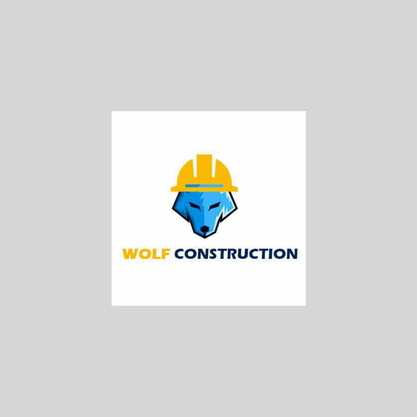 Wolf Construction Branding Design - Pixel Dot Creative Studio